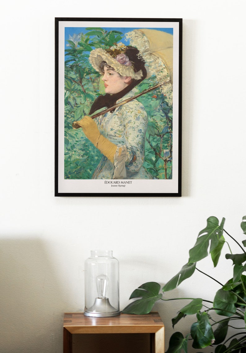 Edouard Manet Print Exhibition Poster Spring Painting - Etsy