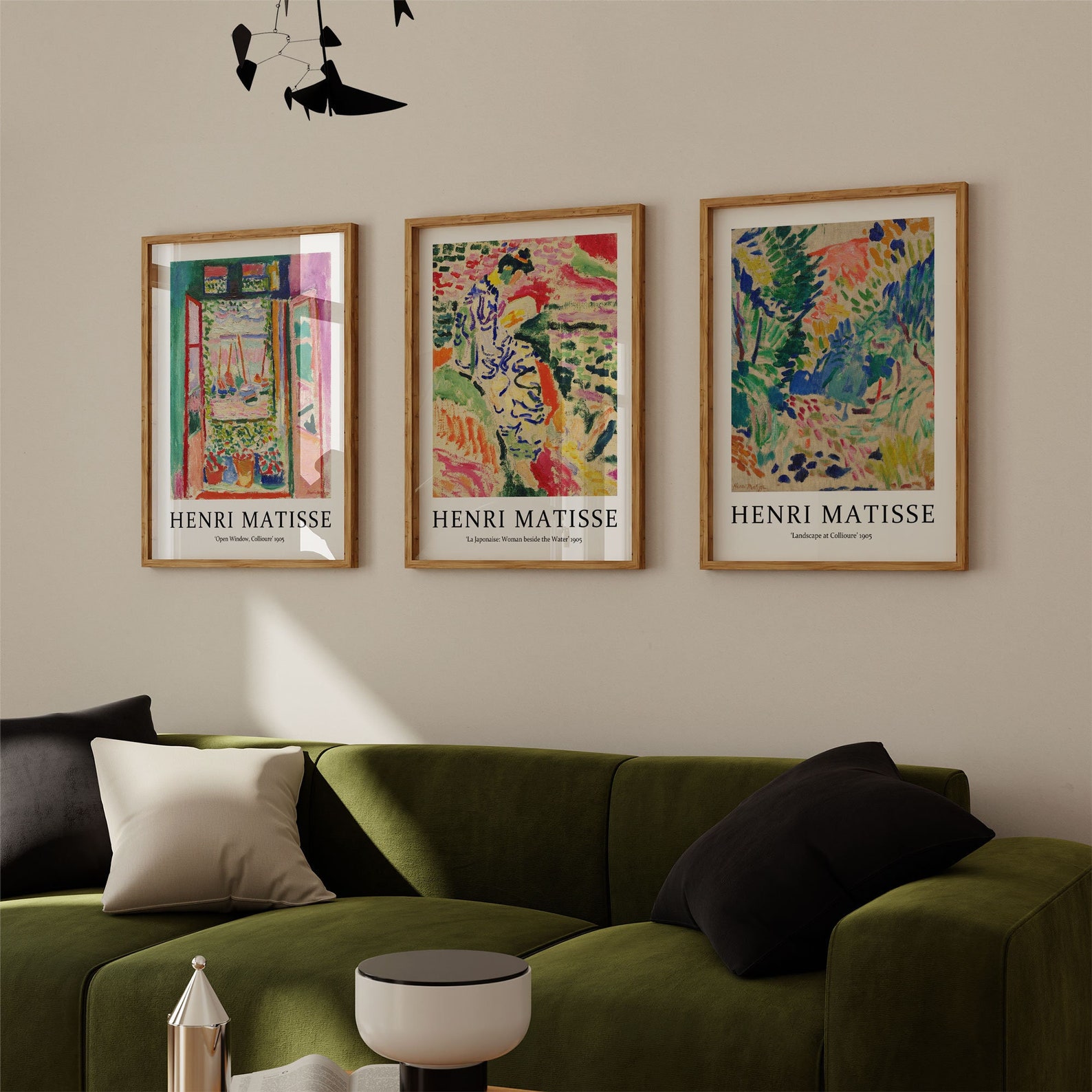 Matisse Set of 3 Art Posters, Matisse Set of Prints, Open Window ...