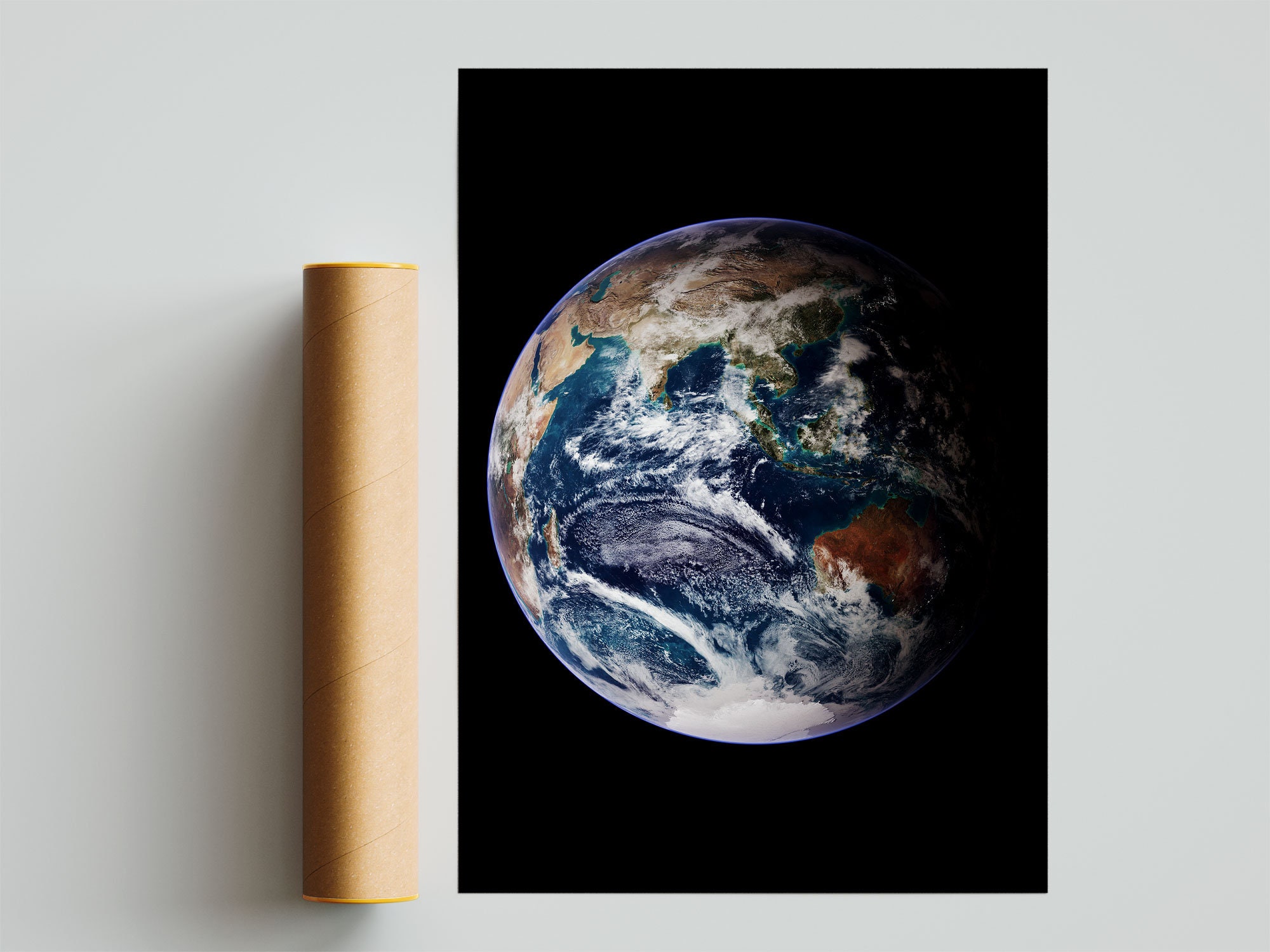 Earth From Space Poster NASA Earth Picture Continents From | Etsy