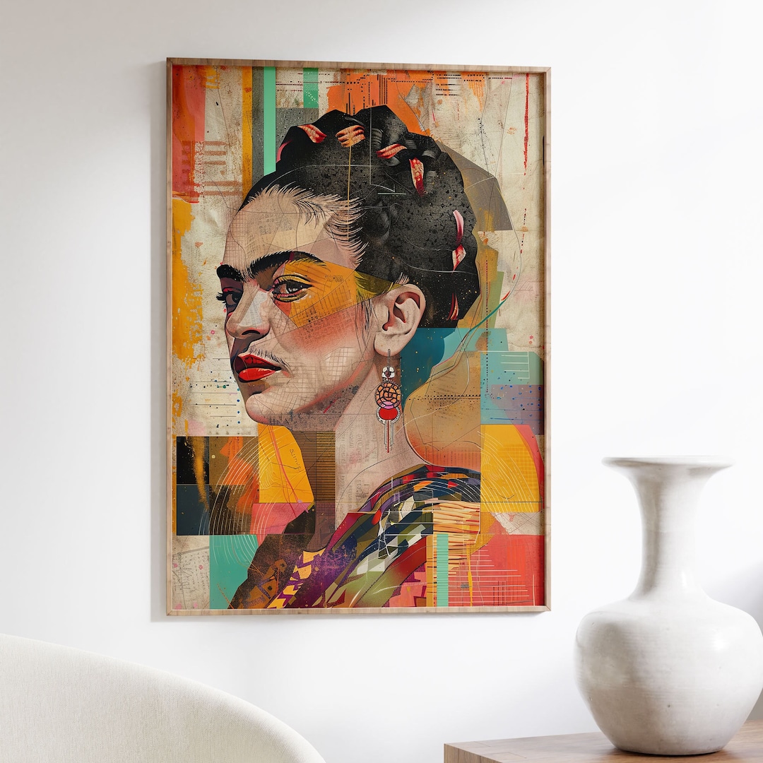 Frida Kahlo Portrait: Surreal Self-portrait, Feminist Modern Art, Home ...