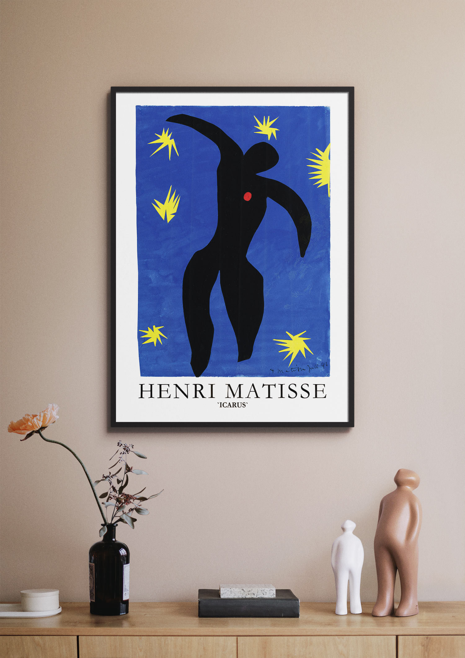 Matisse Icarus Print, Henri Matisse Art Exhibition Poster, Henri ...