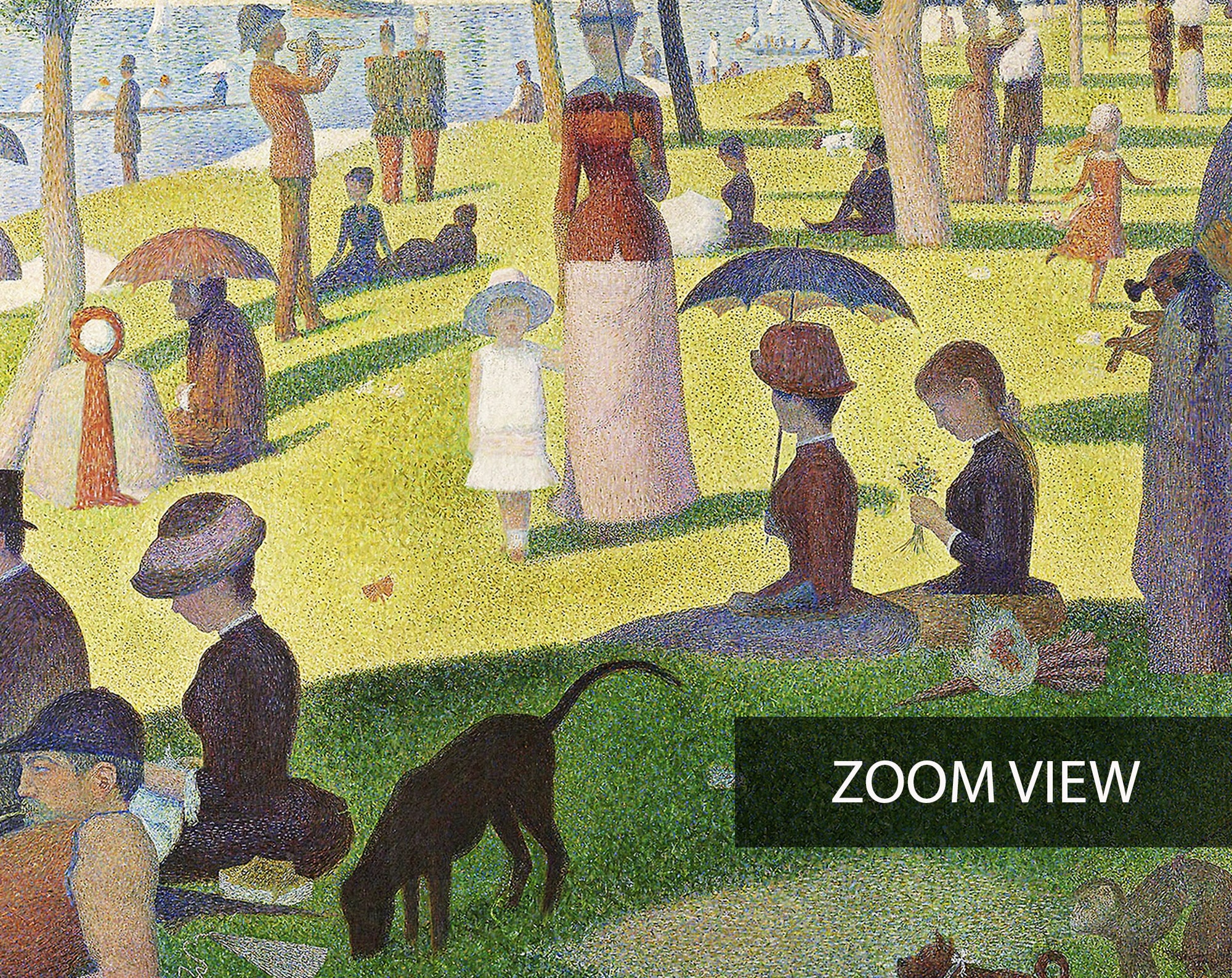 Georges Seurat Poster Exhibition Art Print A Sunday on La - Etsy