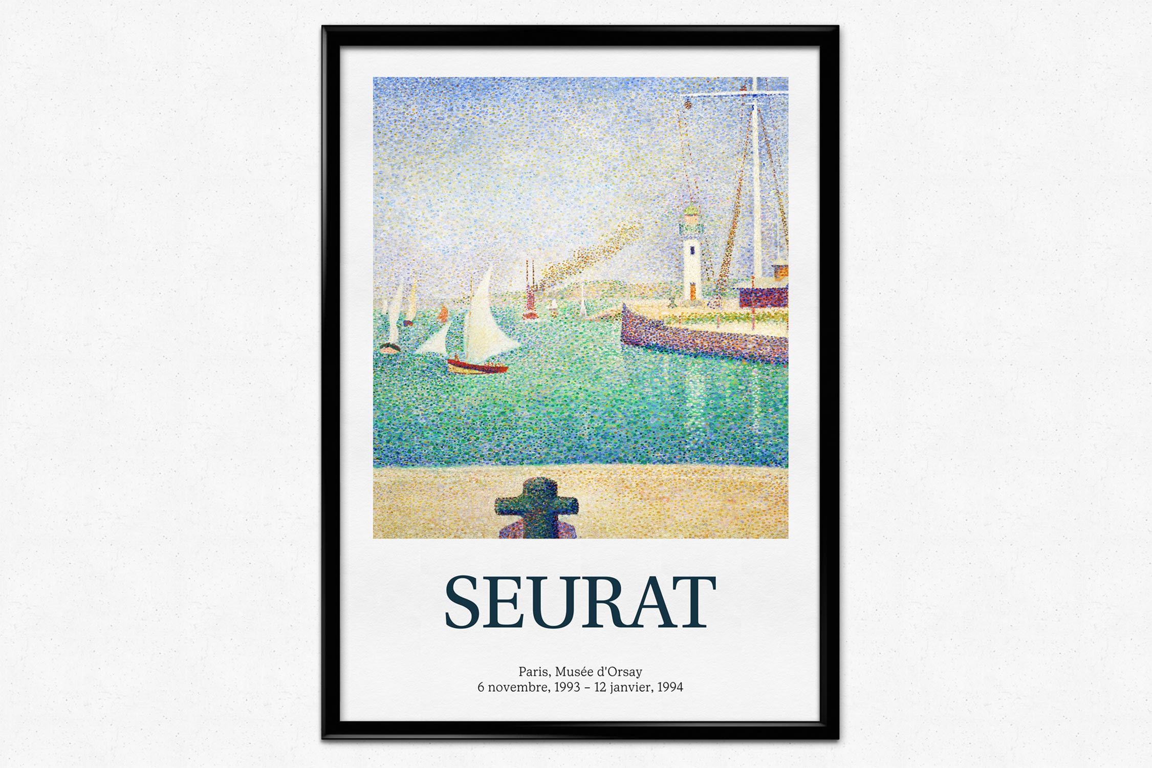 Georges Seurat Poster Exhibition Art Print Entrance of the | Etsy