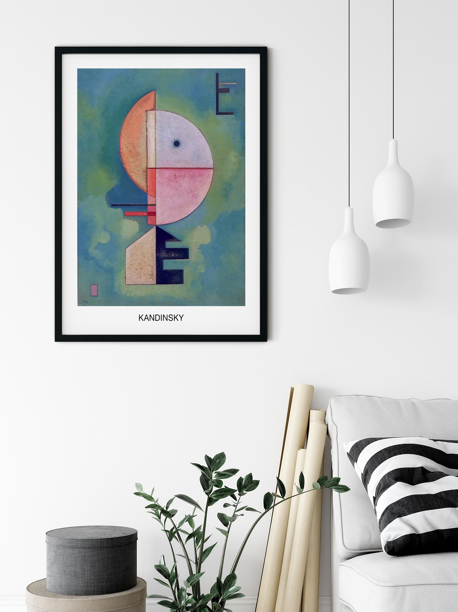Kandinsky Upward Print, Wassily Kandinsky Poster, Empor, Vintage ...