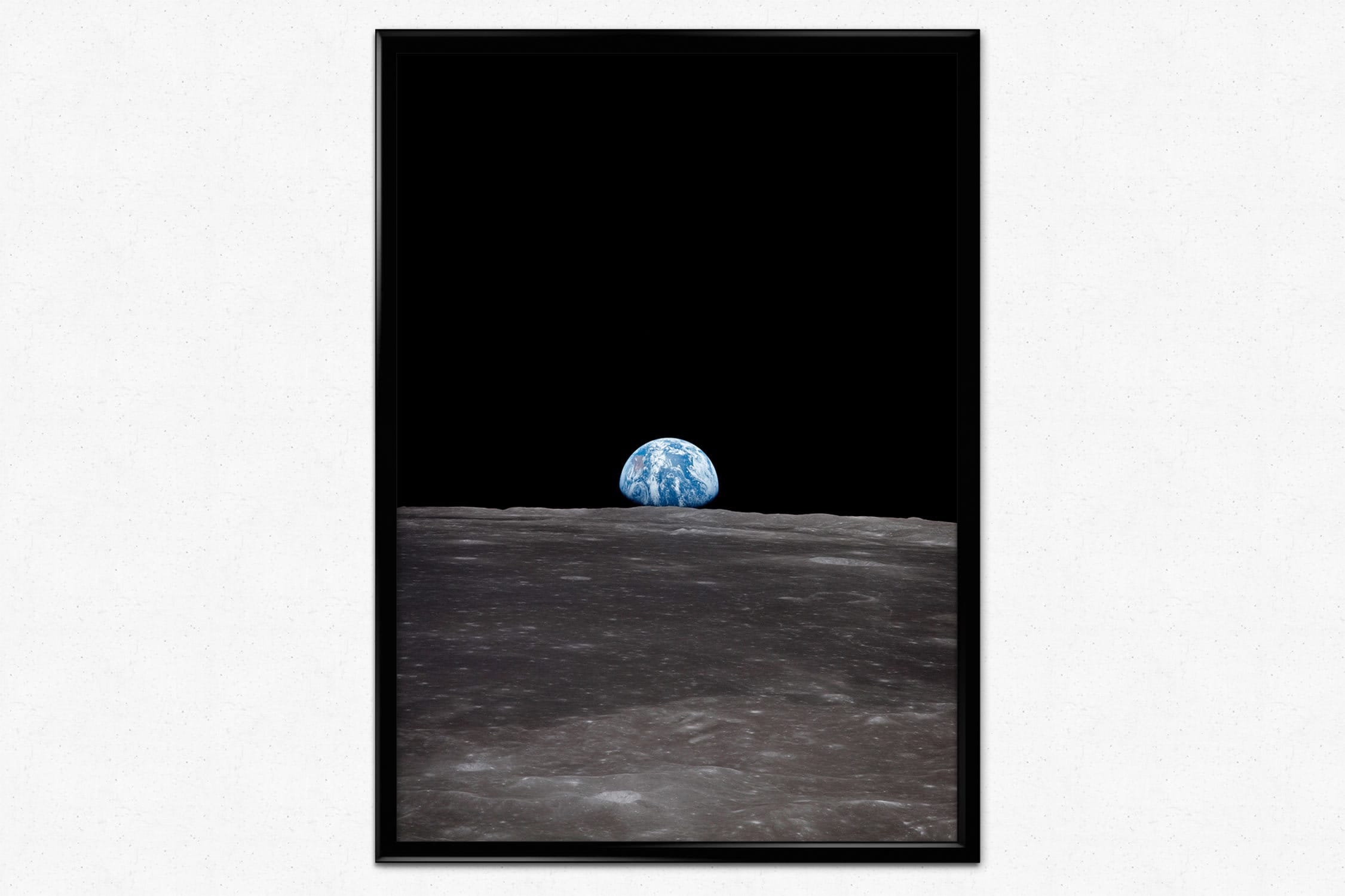NASA Poster Earth Rising Photo Moon Landing Space Picture Earth From ...