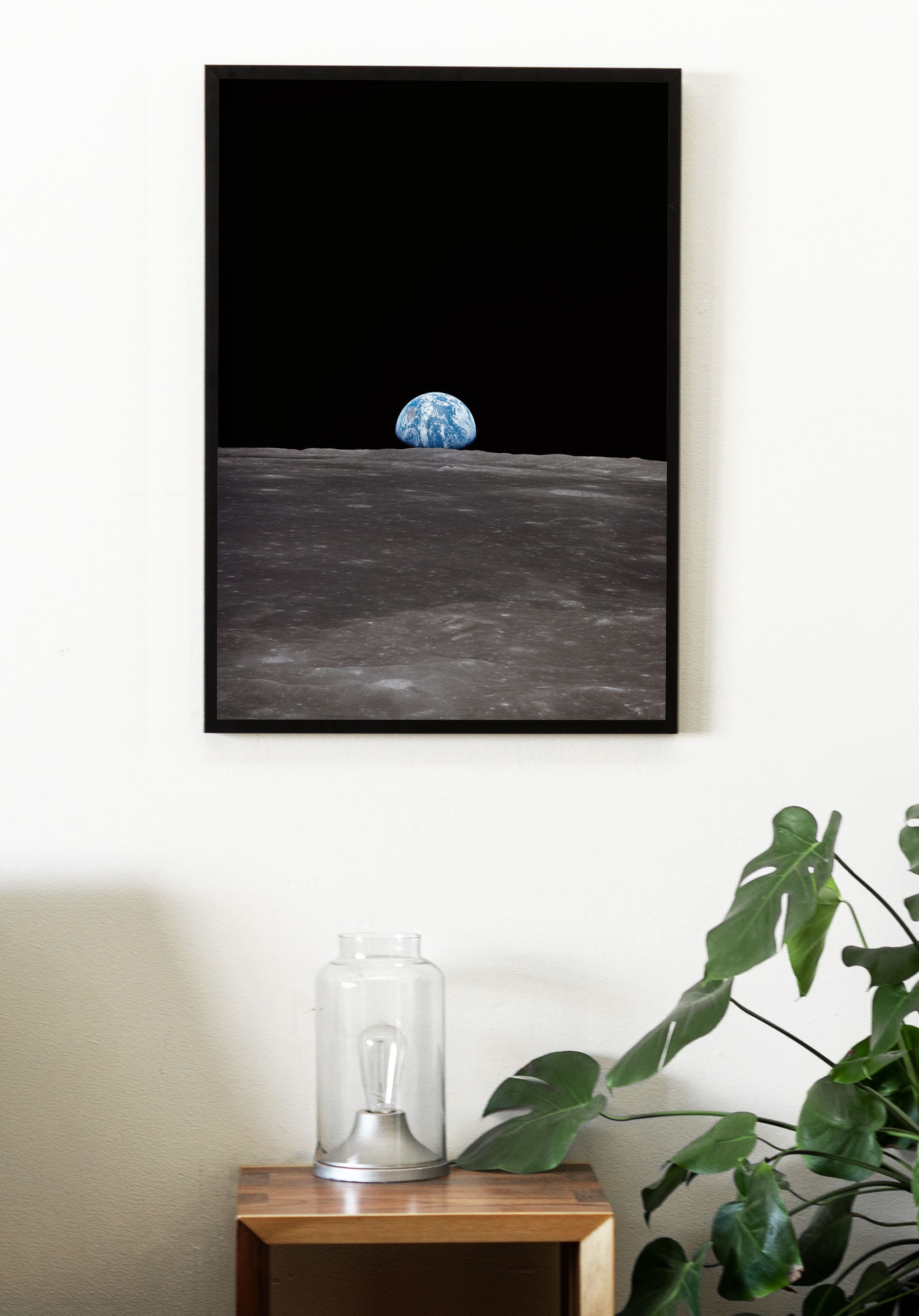NASA Poster Earth Rising Photo Moon Landing Space Picture Earth From ...