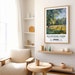 Richmond Park London Travel Poster - Impressionist Green Scenery With ...