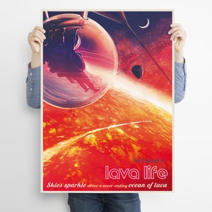 NASA Poster, Space, Astronomy, Lava Life, Nasa Visions of the Future ...