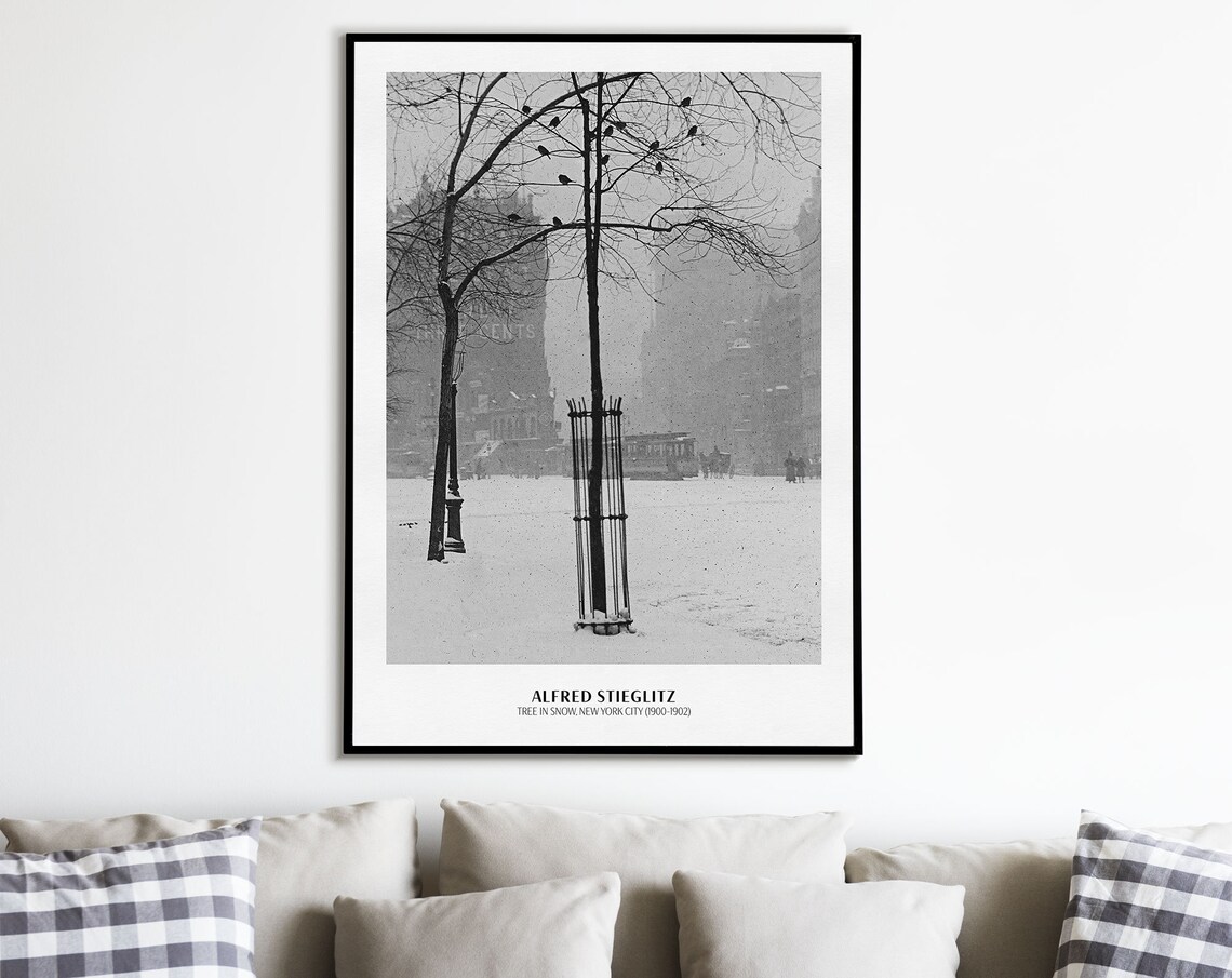 Alfred Stieglitz Poster Photography Black and White Print | Etsy