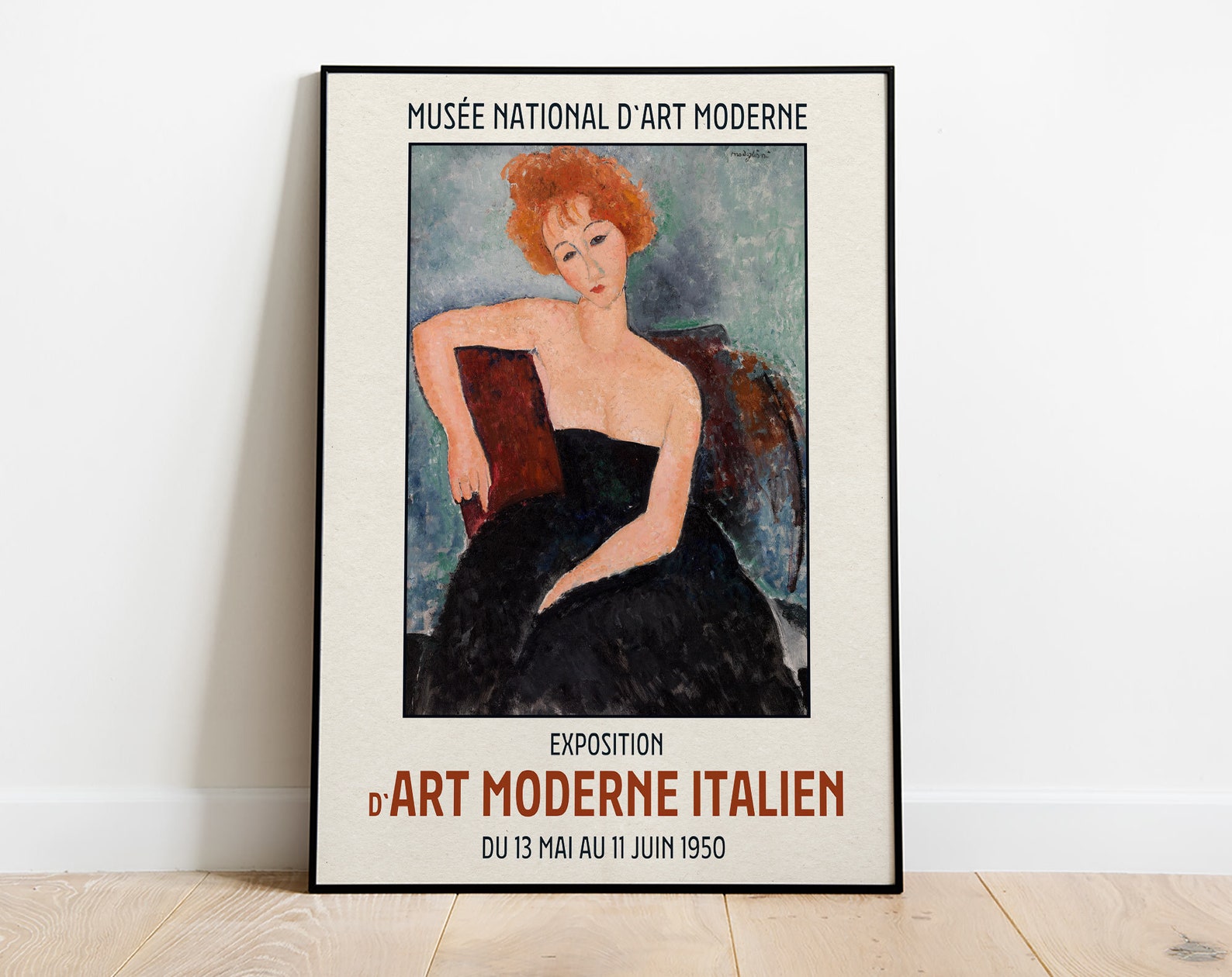 Modigliani Exhibition Poster Amedeo Modigliani Art Print | Etsy