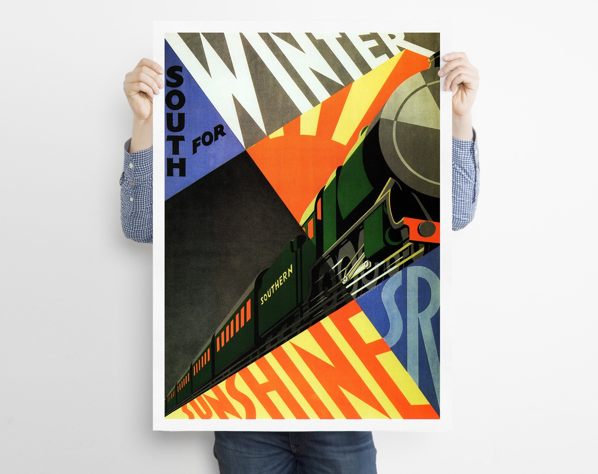 England Travel Poster, Southern Railway, Vintage Advertisement, Railway ...