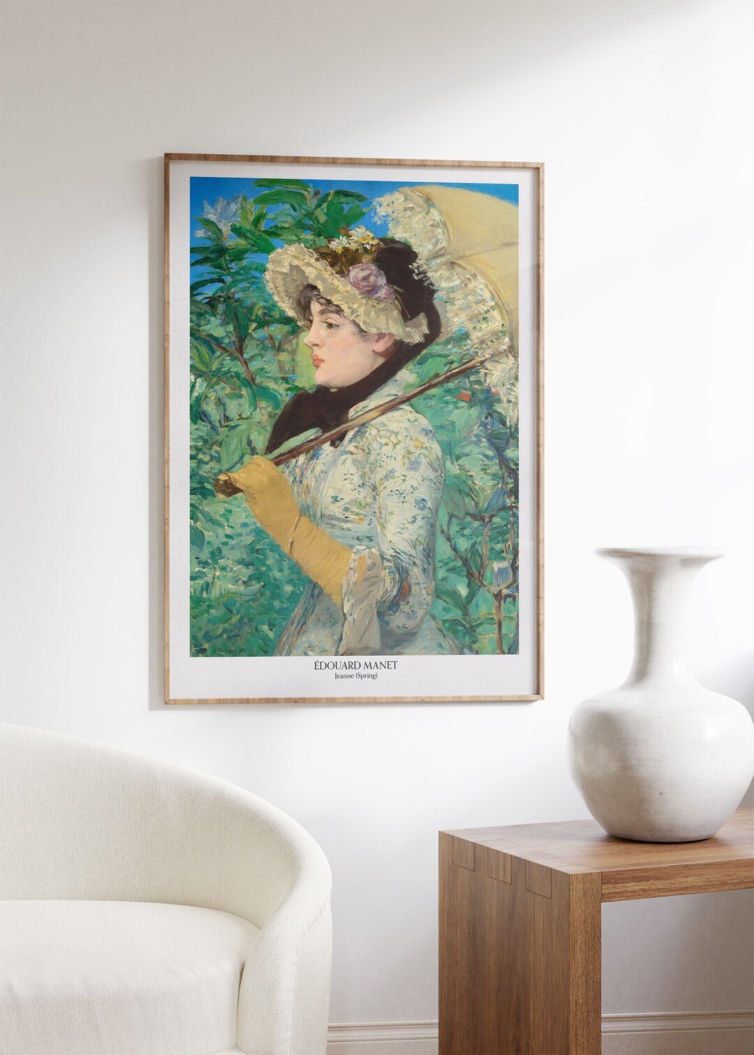Edouard Manet Print, Exhibition Poster, Spring Painting, French Female ...