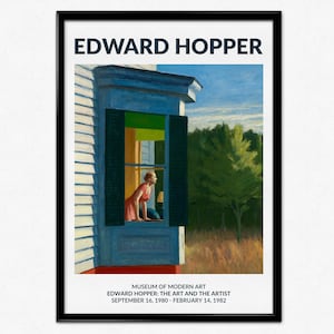 Edward Hopper Set of 3 Posters, Gallery Wall Art Prints, American ...