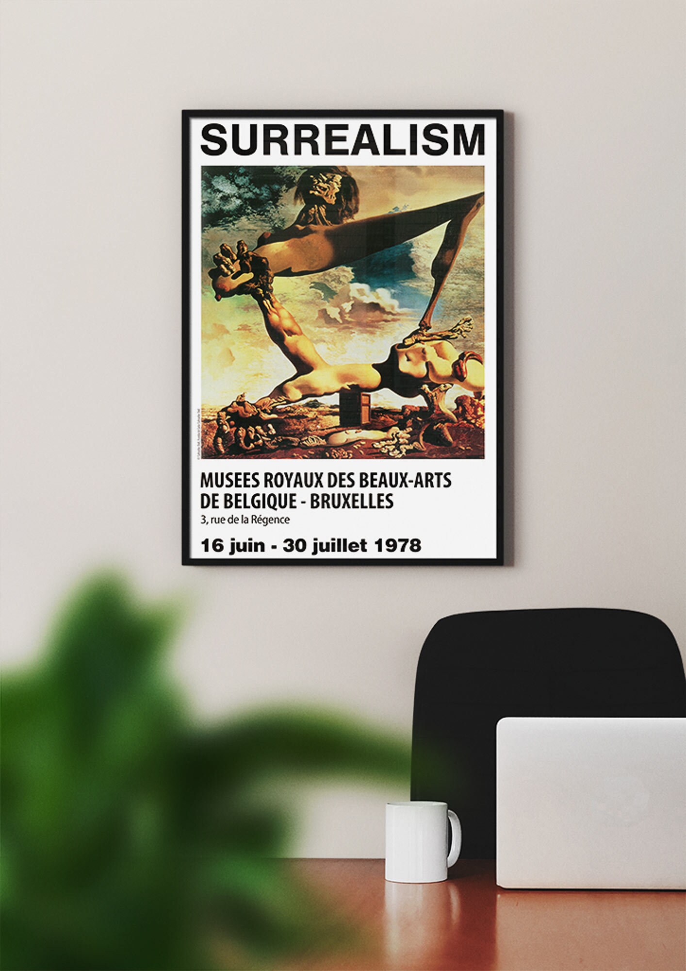 Salvador Dali Vintage Surrealist Exhibition Poster Dali - Etsy Canada