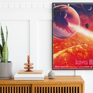 NASA Poster, Space, Astronomy, Lava Life, Nasa Visions of the Future ...
