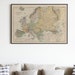 Map of Europe Poster, Political Map of Europe 1892, High Resolution ...