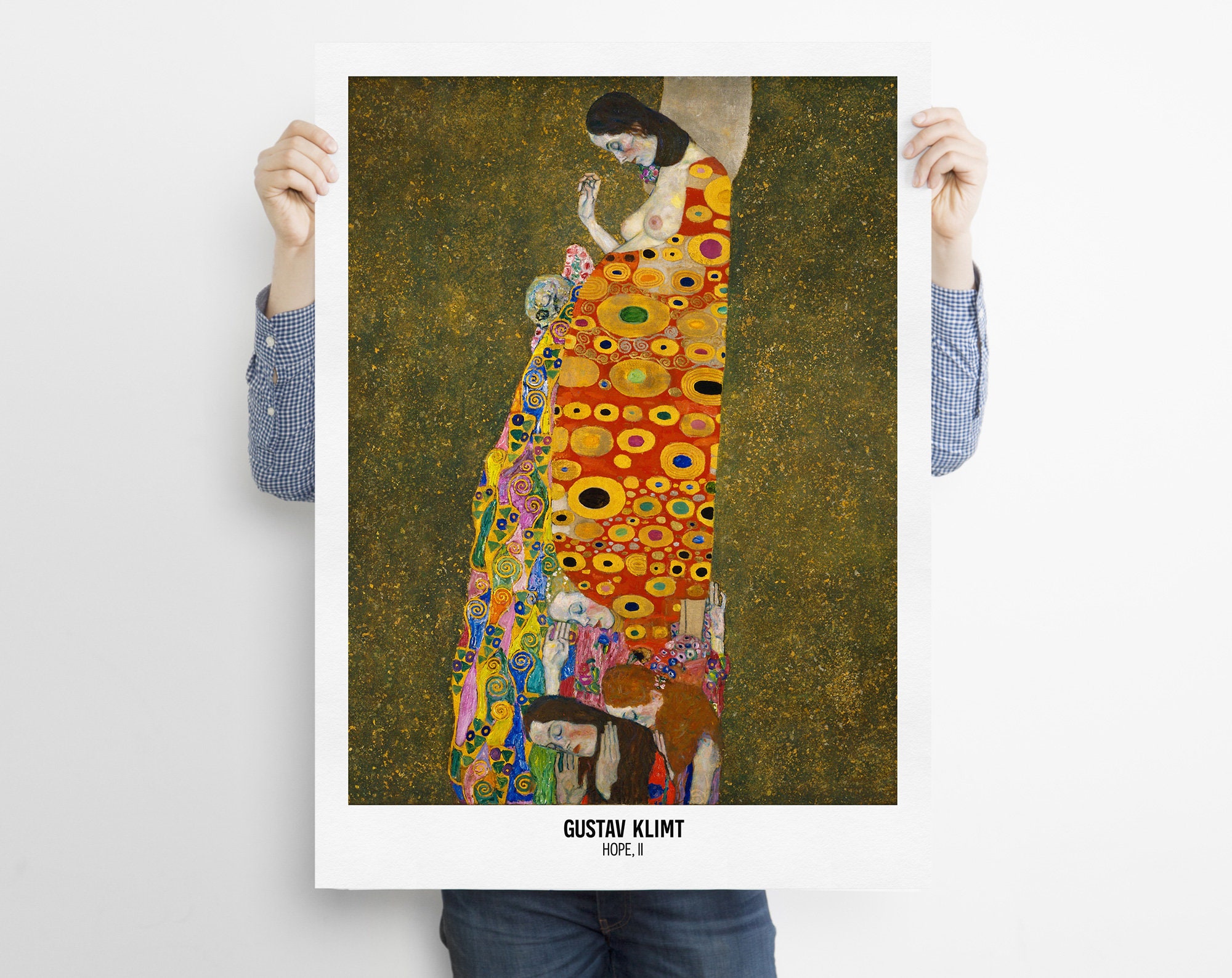 Gustav Klimt Poster, Gustav Klimt Hope Print, Exhibition Poster, Hope ...