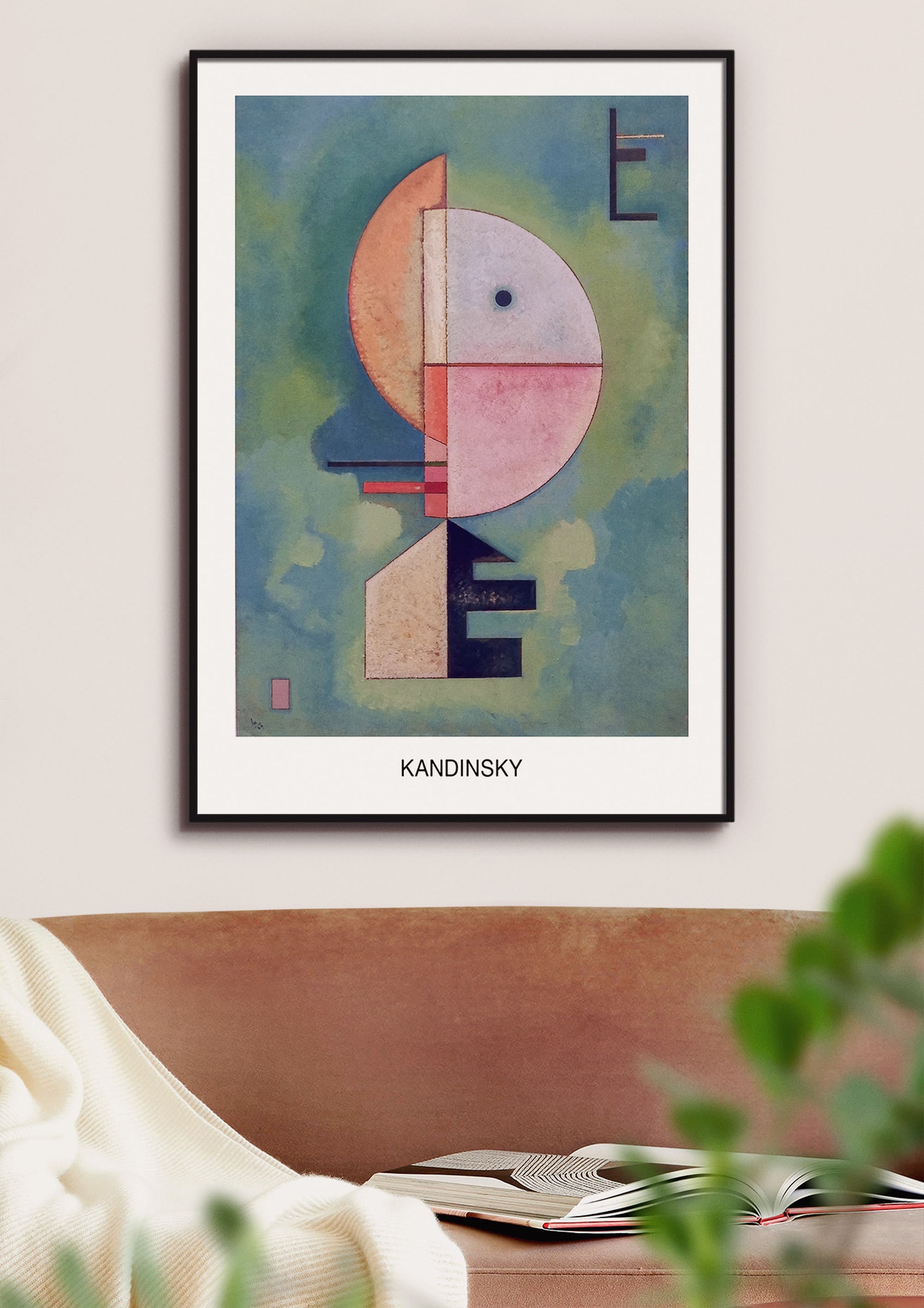 Kandinsky Upward Print, Wassily Kandinsky Poster, Empor, Vintage ...