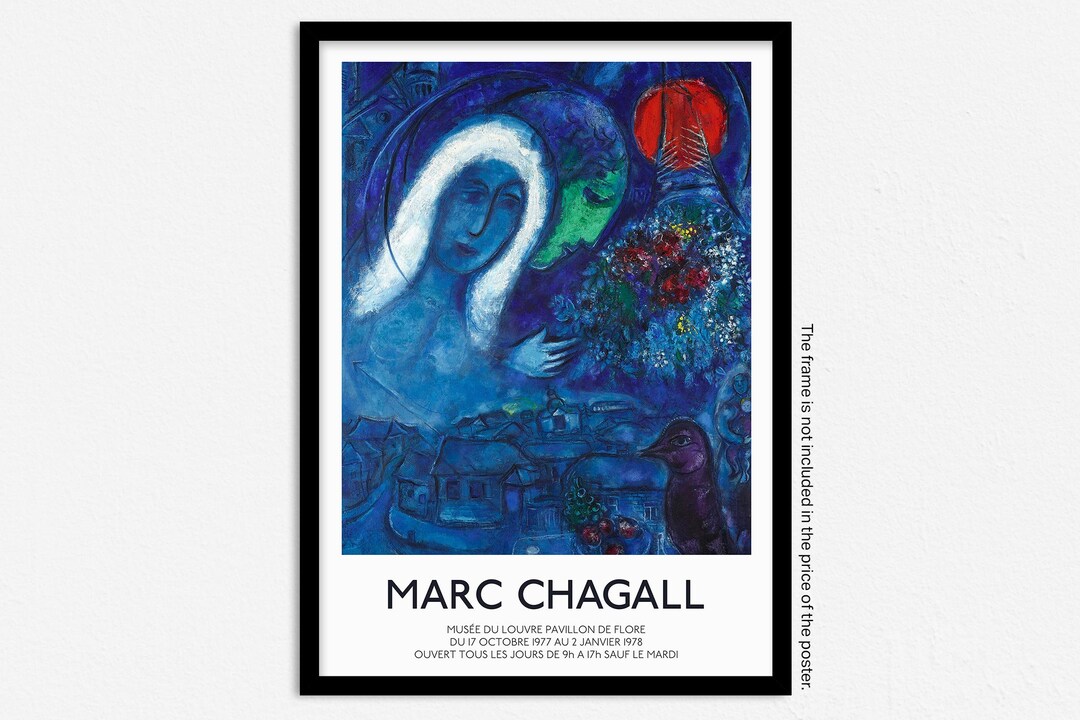 Marc Chagall Print, Champs De Mars (field of Mars) Exhibition Poster ...