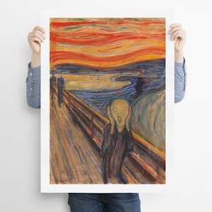 Edvard Munch the Scream Poster, the Scream Print, Expressionism, Der ...