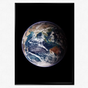 Space Posters Set of 3 Nasa Photos, Earth From Space, Earthrise From ...