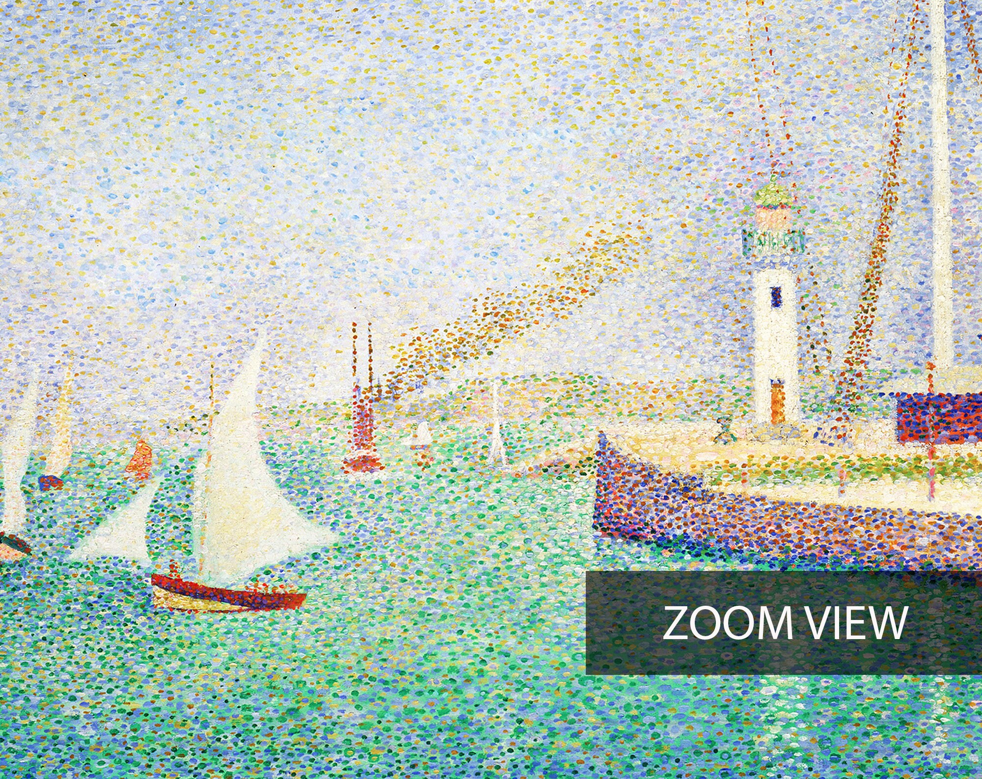 Georges Seurat Poster Exhibition Art Print Entrance of the | Etsy