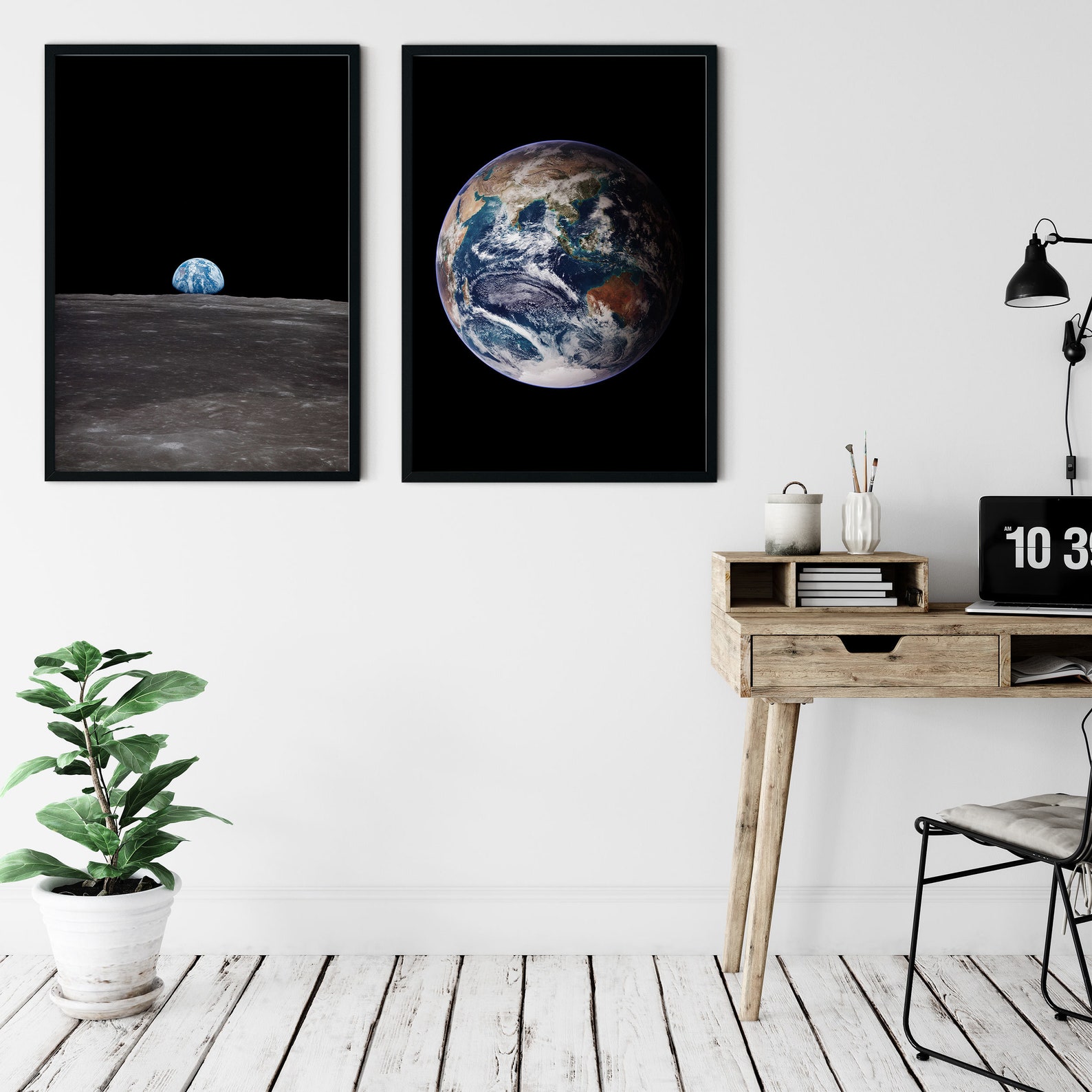 Earth Space Poster Set Nasa Photo Prints Earthrise Moon - Etsy