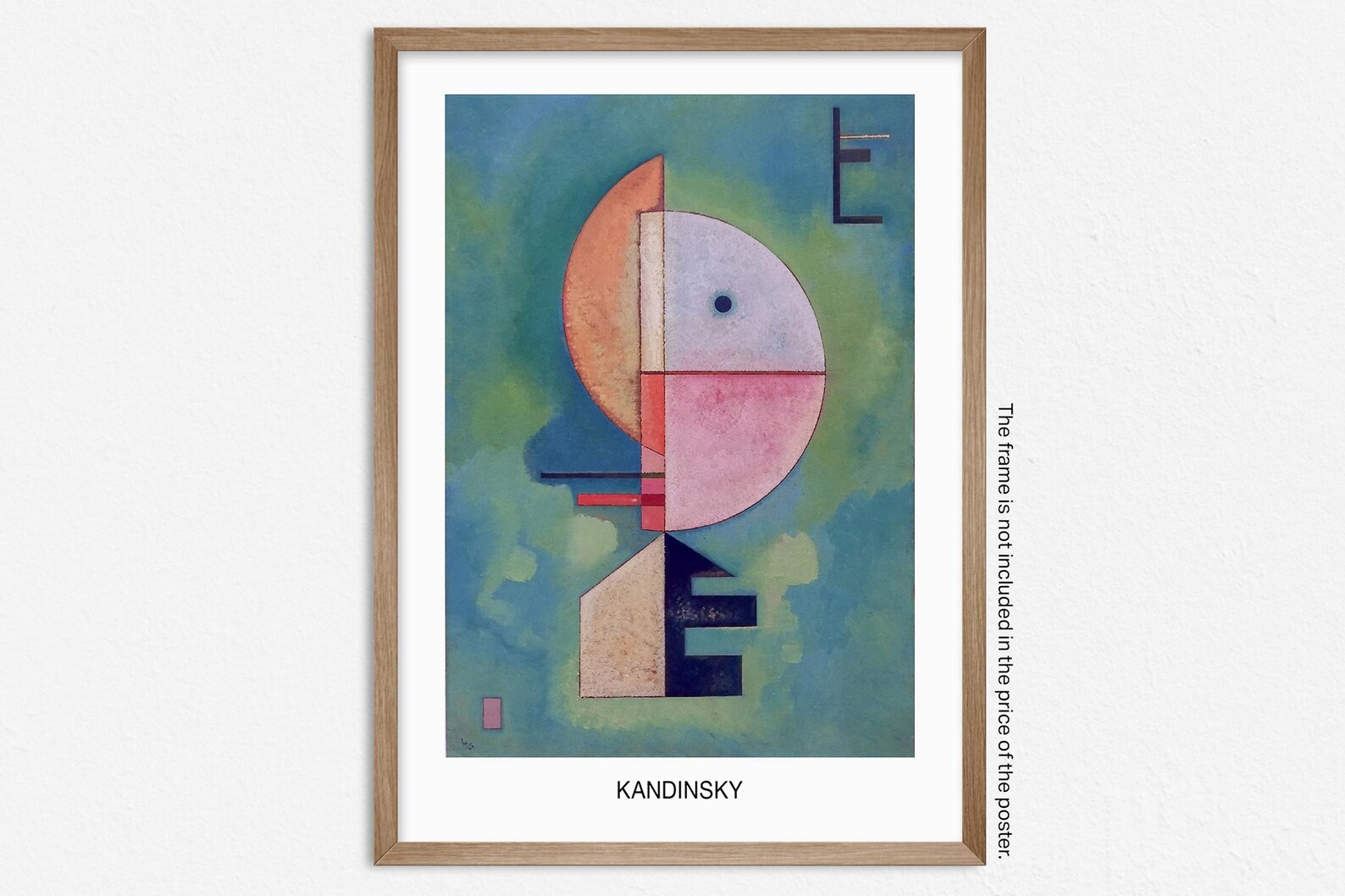 Kandinsky Upward Print, Wassily Kandinsky Poster, Empor, Vintage ...