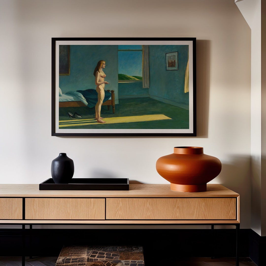 Edward Hopper A Woman in the Sun Art Print - Mid-century Modern Wall ...