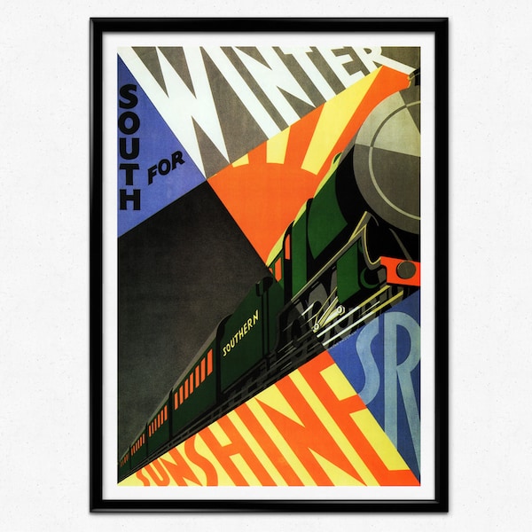 Southern Railway Poster - Etsy UK
