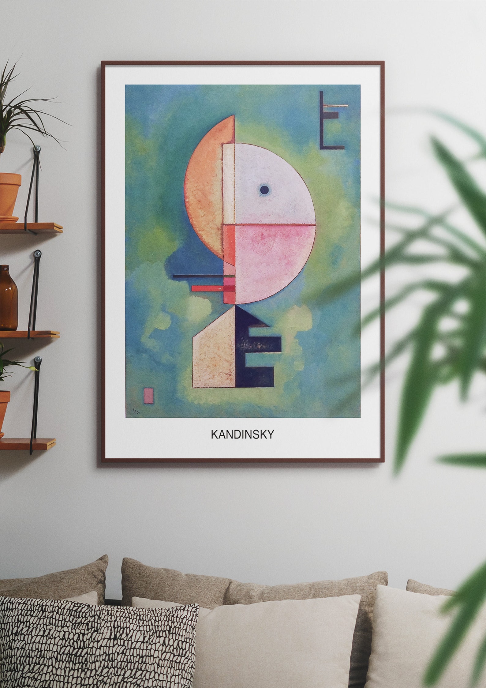 Kandinsky Upward Print, Wassily Kandinsky Poster, Empor, Vintage ...