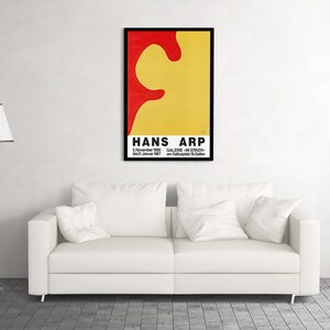 Hans Arp Exhibition Print, Jean Arp Poster, Hans Arp St Gallen 1966-67 ...