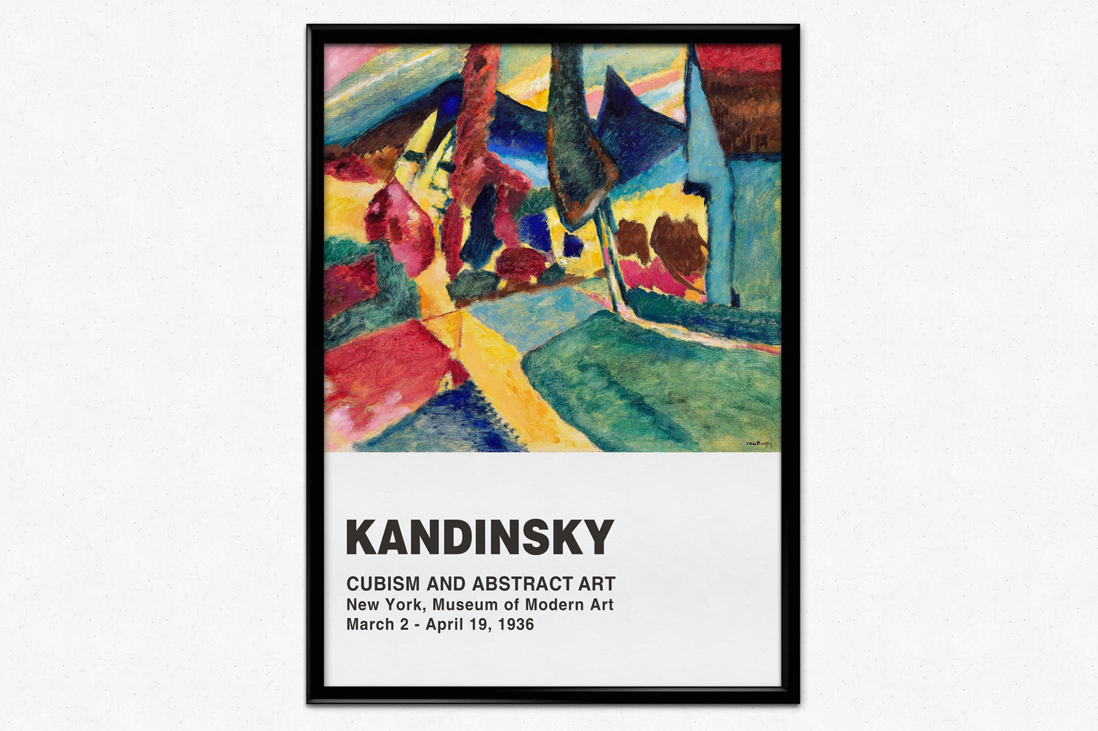 Home & Living Home Wall Decor Kandinsky Modernism Art Kandinsky ...