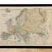 Map of Europe Poster, Political Map of Europe 1892, High Resolution ...