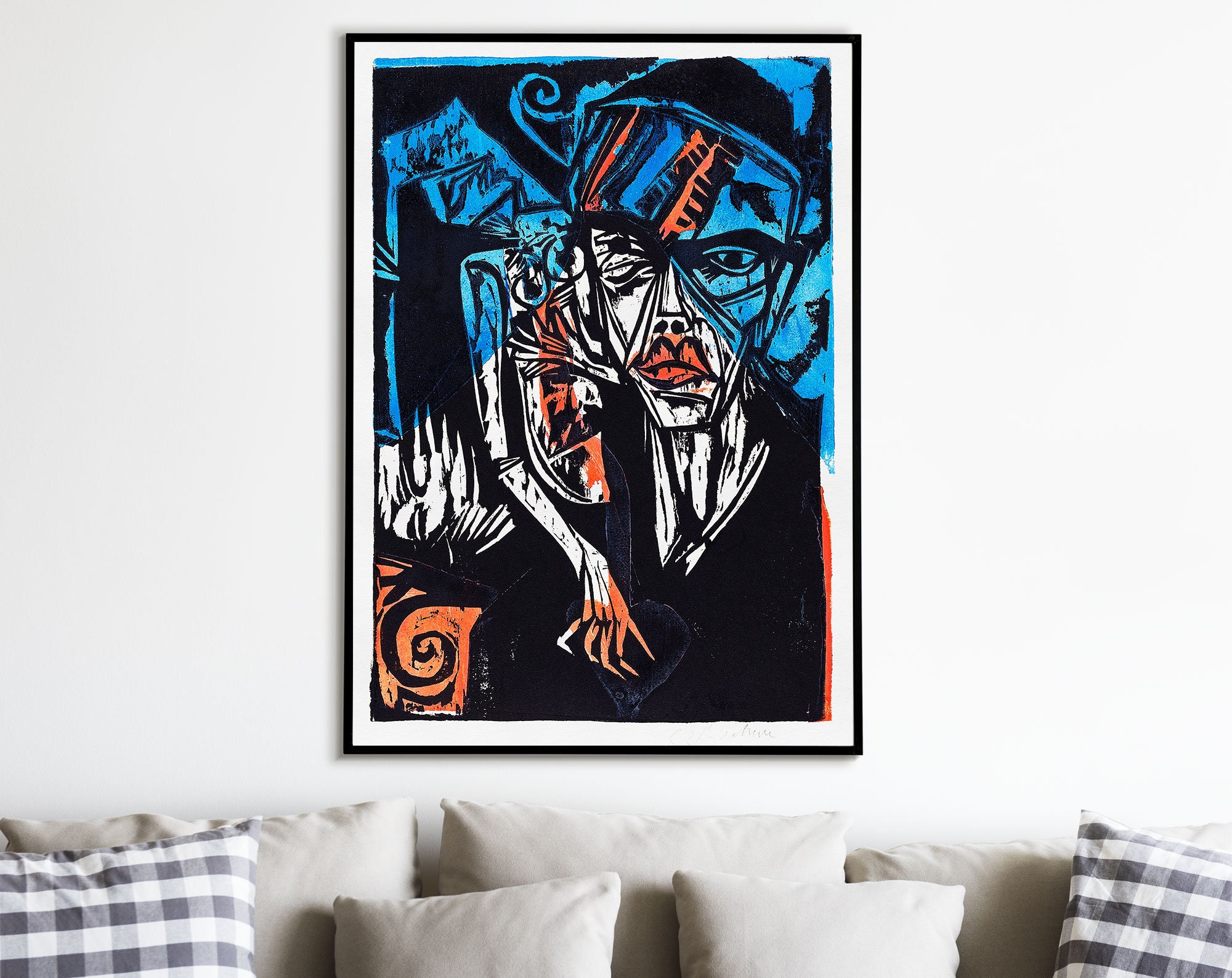 Ernst Ludwig Kirchner Poster, the Agonies of Love, Expressionism ...