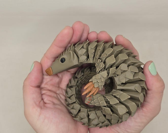 3d Printed Pangolin Fidgets, Pocket Pals, Pangolins, Flexible - Etsy