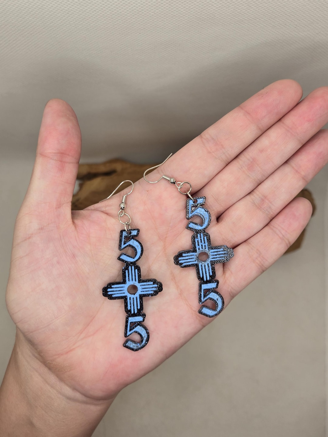 505 New Mexico Zia Symbol Earrings - Etsy