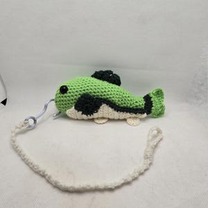 Crochet Bass Fish, Amigurumi Bass, Fishermans Gift - Etsy