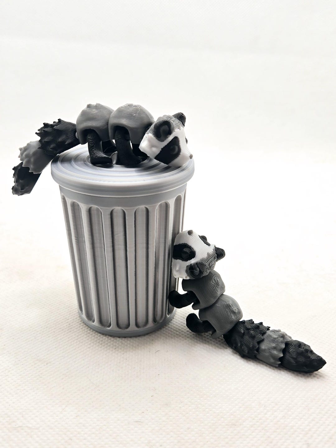 Raccoon, Trash Panda, 3d Printed Animals, Articulated Raccoon - Etsy