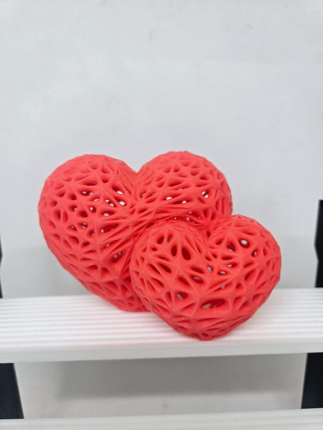 3d Printed Hearts, Mesh Hearts, Double Hearts, Valentine’s Decor - Etsy