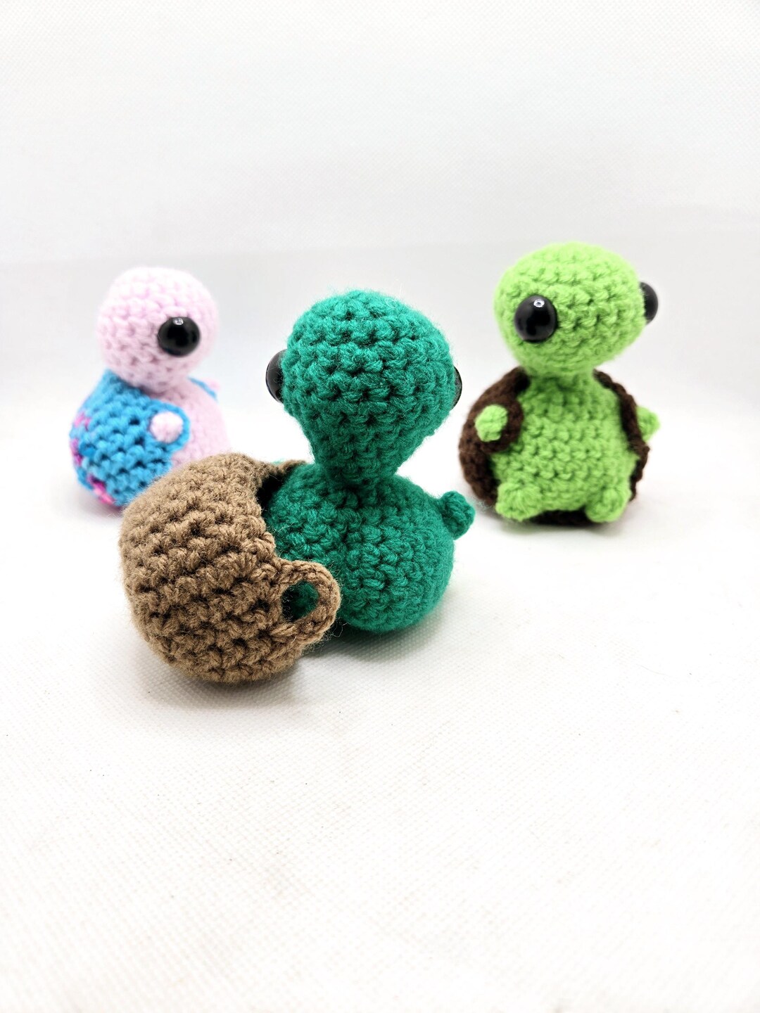 Cheeky Crochet Turtle Stuffed Animal - Etsy