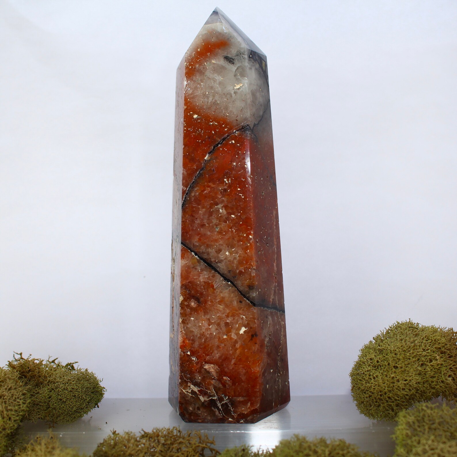 Mosaic Quartz | Mosaic Chalcedony | Quartz Point | Quartz Tower ...