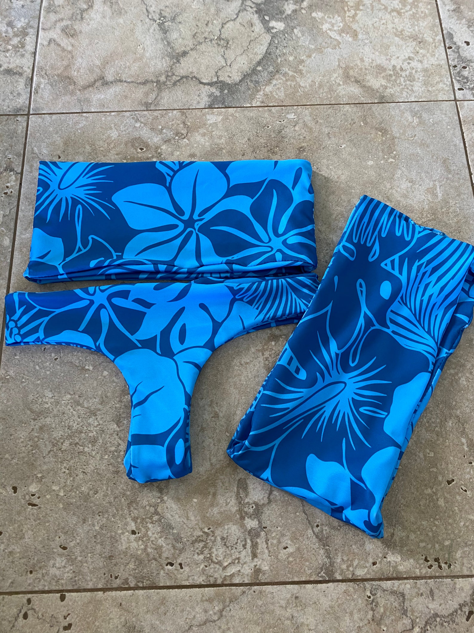 Hawaiian Print Bathing Suit Bikini - Etsy