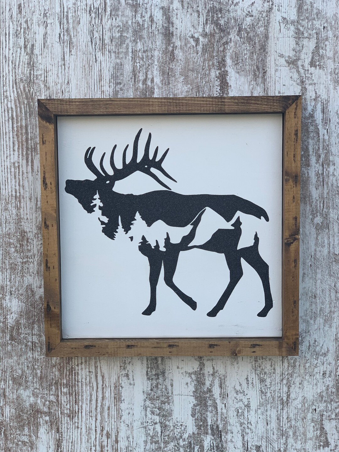 Mountain Elk Sign, Wildlife Decor, Moose Sign, Bear Sign, Wyoming Sign ...