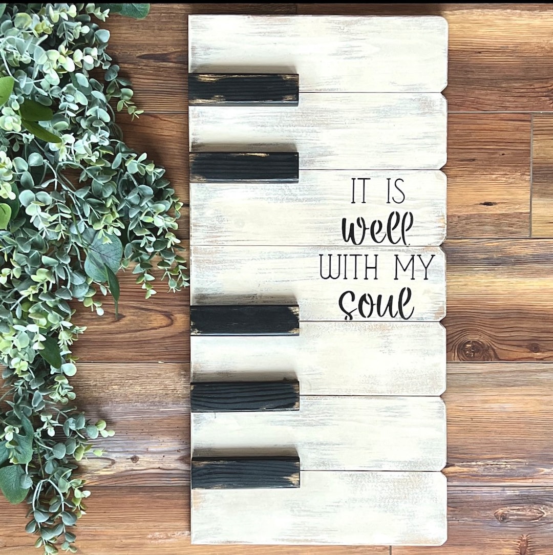 Musical Memory Piano Sign for Wedding Song, Favorite Hymn, or Musical ...