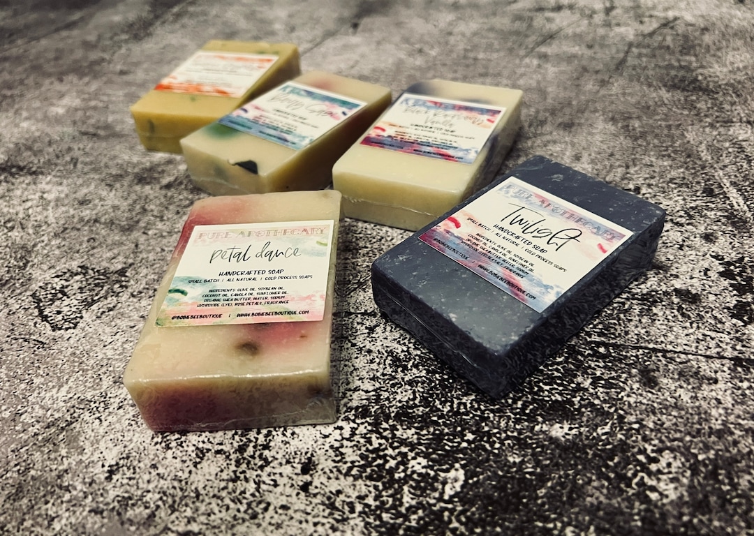Handmade Artisan Soap Bars, Cold Process Soap, Handmade Sliced Soap ...