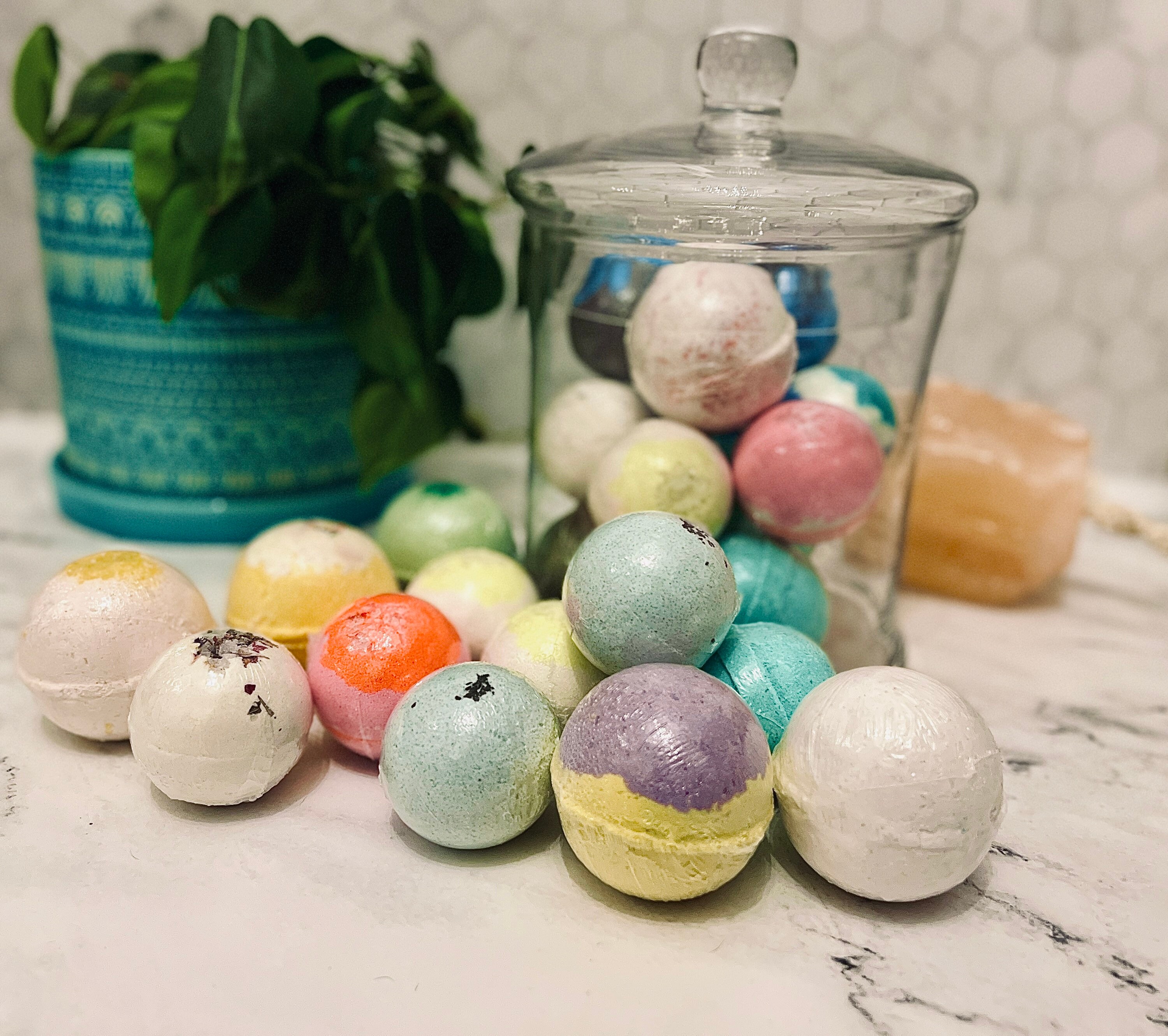 Set of 6 Birthday Bath Bomb Gift Set Large Bath Bomb Set - Etsy