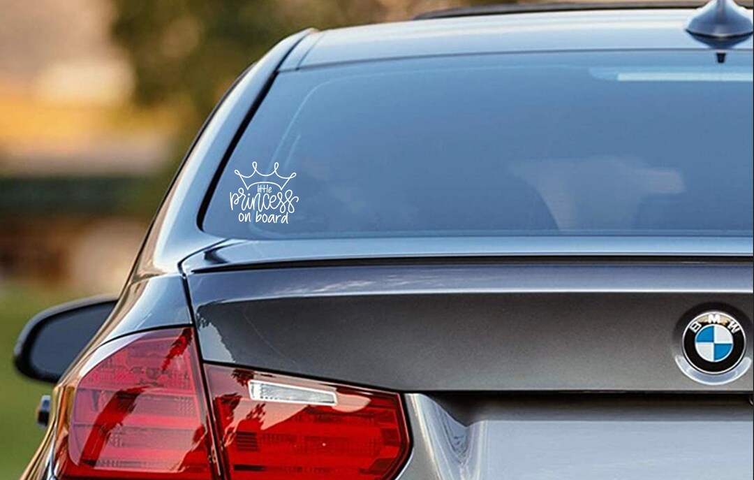 Princess or Prince on Board Decal Baby on Board Sticker Baby - Etsy