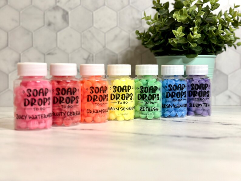 Soap Drops Travel Soap | Soap in a Bottle | Purse Soap | Zero Waste ...