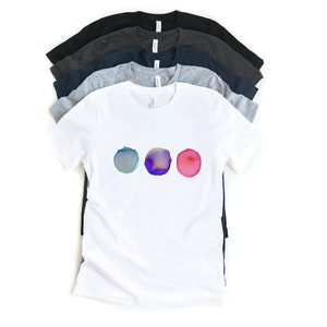 60 Colorful Digital Watercolor Dots Bundle for Paper Crafts and Graphic ...